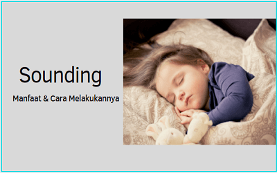 Apa Itu Sounding Dan Manfaatnya? Bagaimana Cara Melakukannya
